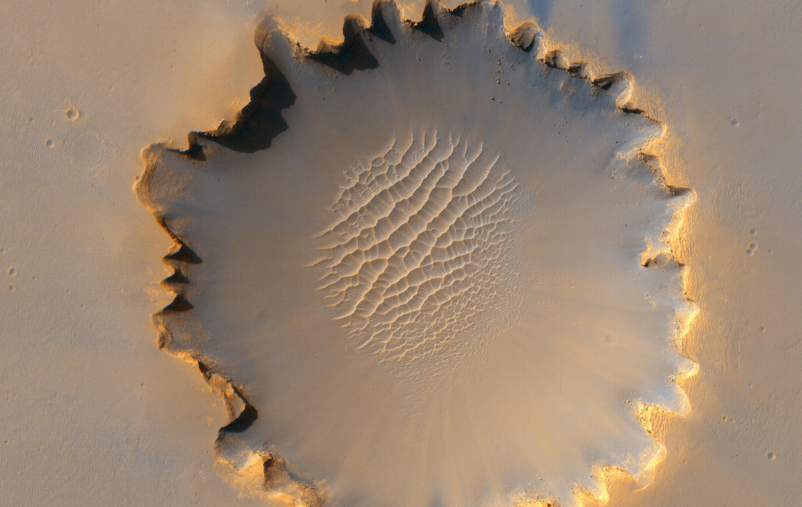 For the first time, robots on Mars found meteorite impact craters by ...