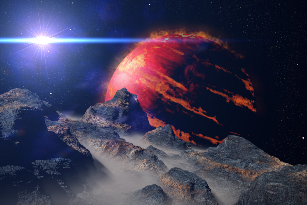 A cosmic tango: this distant planet’s very strange orbit points to a ...